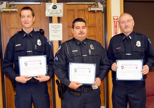 Officers honored for roles in shooting - Monroe Times