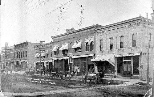 Monticello Area Historical Society: Main Street, circa 1910 - Monroe Times