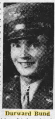 Stories Behind The Stars: AV C Durward F. Bund - Monroe Times