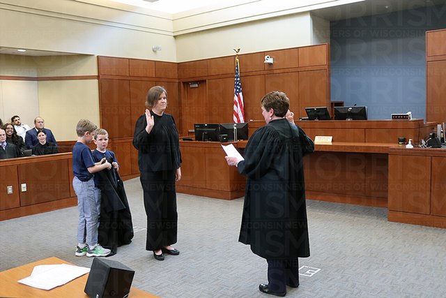 Bucher sworn in as GC judge - Monroe Times