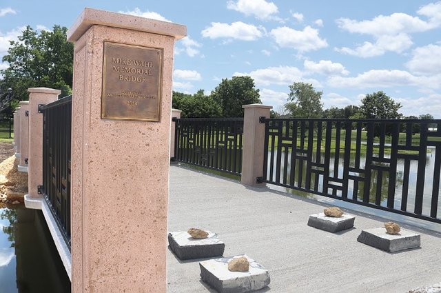 New Lake Montesian Bridge Installed - Monroe Times