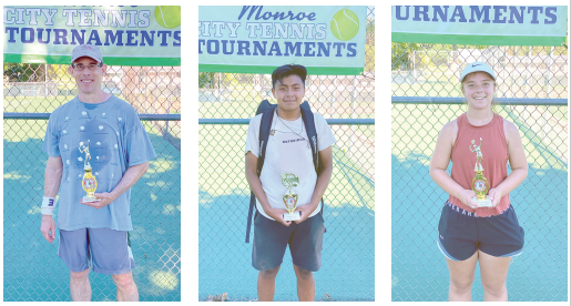 Knuteson, Leuzinger defend city tournament titles - Monroe Times
