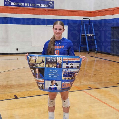 Albany’s Modaff earns 1,000th career assist in 5-set loss - Monroe Times