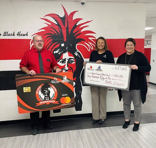 Apple River State Bank mascot debit cards bring community spirit ...