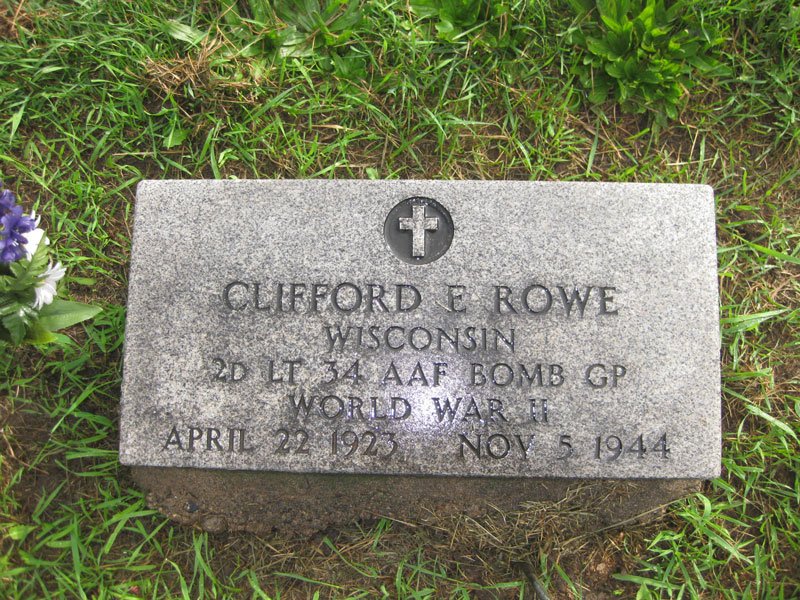 2nd Lt. Clifford Earl Rowe - Monroe Times
