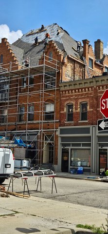 White Building gets a new roof - Monroe Times