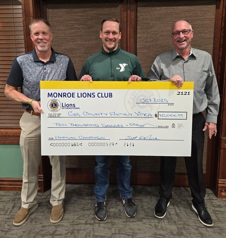 Monroe Lions Club donations - Monroe Times
