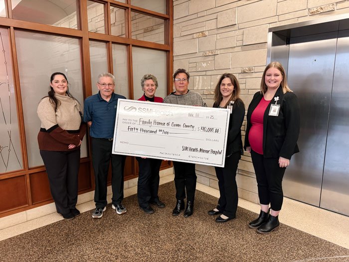 SSM Monroe Hospital donates $40,000 to support Family Promise of Green ...